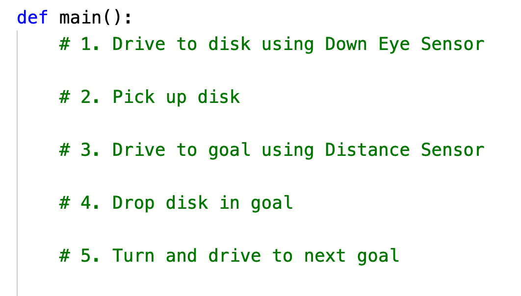 Vex Cs Unit 8 Moving Disks With Loops Lesson 4 Build The Project